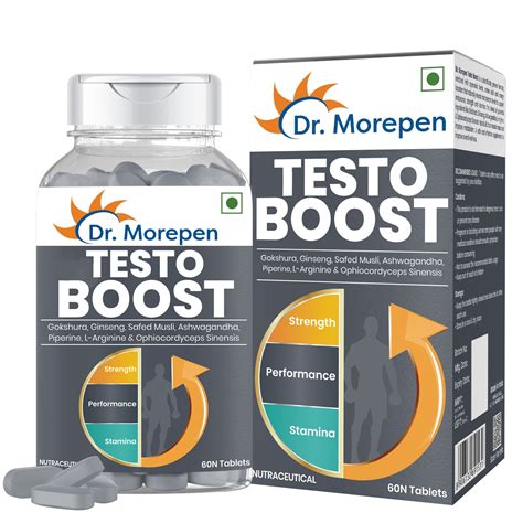 Dr Morepen Testo Boost For Men 60 Tabs Nutrabay™