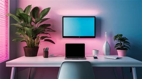 Premium Photo A Laptop Is Open And The Screen Is On