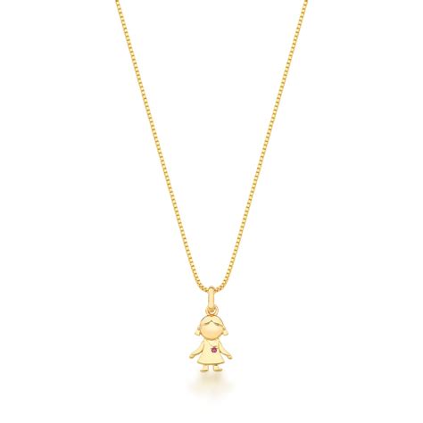 Colar Menina Pabarosi Semijoias Curitiba Pr