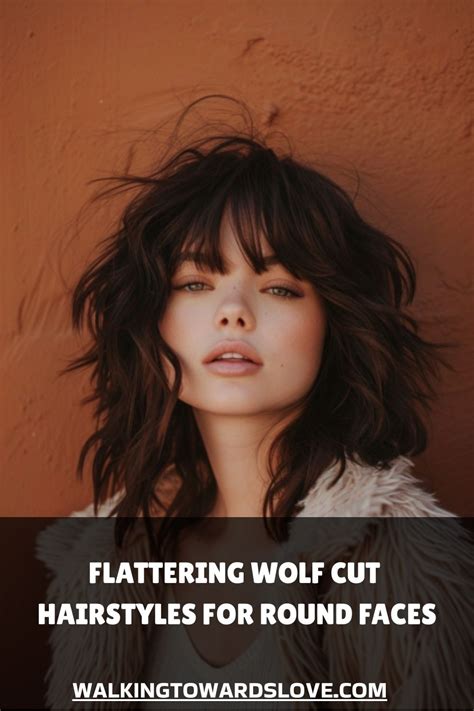 Flattering Wolf Cut Hairstyles For Round Faces Shaggy Wolf Wolf Cut