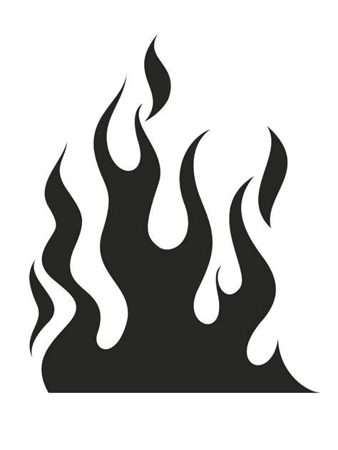 Fire Stencil Templates At Charles Mattingly Blog