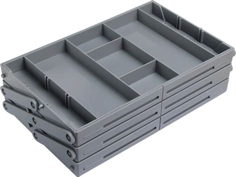 Quincry 2 3 Tier Smart Collapsible Drawer Organizer Multi