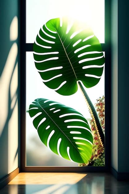 Premium Ai Image Beautiful Tropical Tree With Green Small Lanceolate Leaf Shape In Sunlight