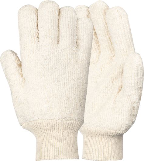 Pioneer Single Towelling Glove With 7cm Knitted Cuff Single Size