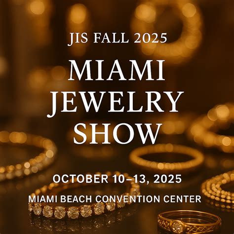 Miami Jewelry Show Spotlight Jis Fall 2025 Ushers In The Holiday Seas