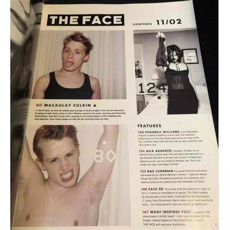 The Face Magazine 2002 November 2002 Macaulay Culkin Pharrell Williams