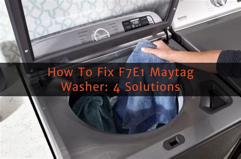 How To Fix Maytag Dishwasher F8 E4 Code 6 Solutions