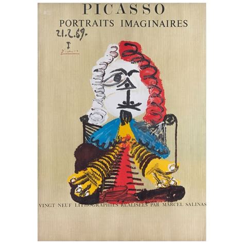 Pablo Picasso Sin Título De La Serie Portraits Imaginaires