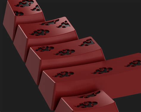 Akatsuki Naruto Themed Artisan Keycaps Set