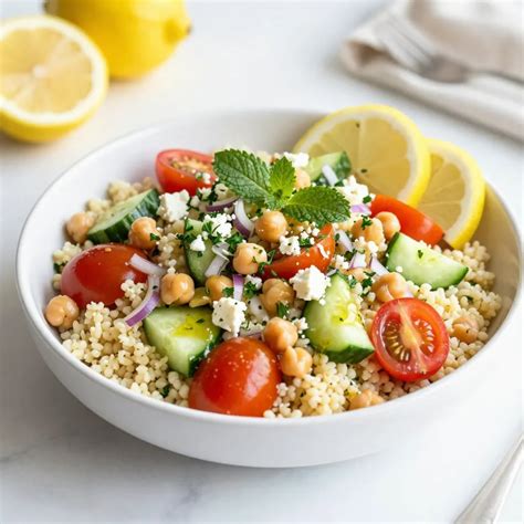 Lemon Herb Couscous Salad Fresh And Tasty Recipe Recipe Website