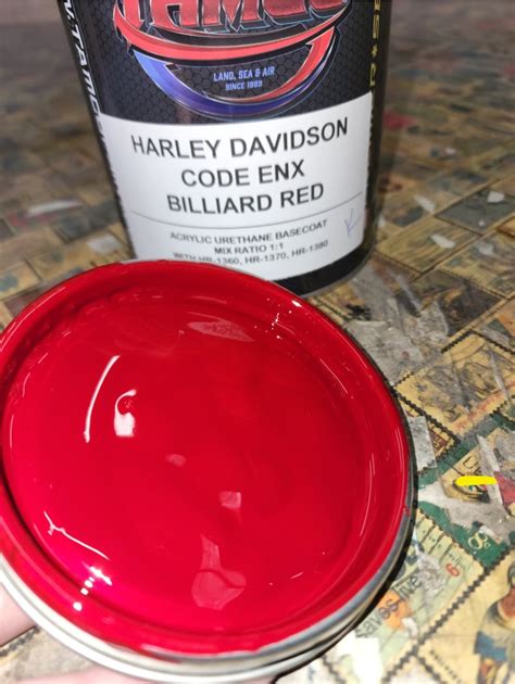 Harley Davidson Billiard Red Enx 2020 Oem High Impact Single Sta