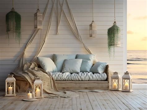 Timber Cladding Wall Coastal With Soft Sunset Rays With Wood Trending