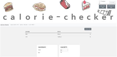 Github Jungtaemincalorie Checker Spring