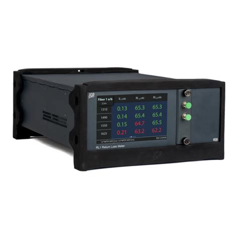 Jgr Rl1 Getting Started Pdf Download Manualslib