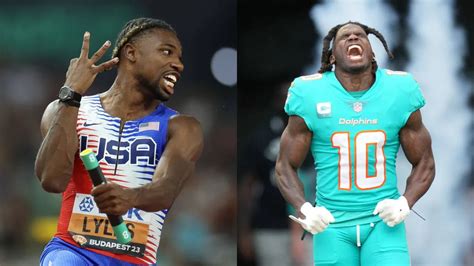 Noah Lyles Sends Strong Message To Tyreek Hill As Track And Field Star Puts Dolphins Wide