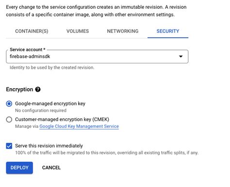 Gcloud What Are The Steps To Take When The First Cloud Run Service A