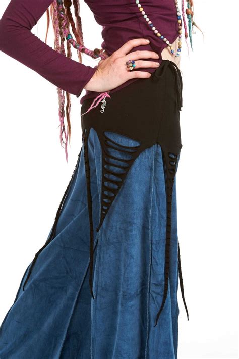 Pixie Tendrils Skirt In Black Etsy