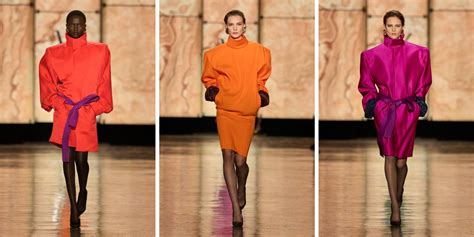Défilé Saint Laurent Automne Hiver 2025 2026 Marie Claire