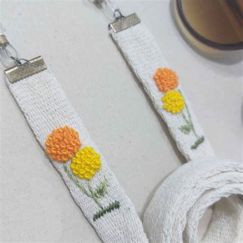 Eye Glasses String Holder Strap Durable Embroidery Design Shopipersia