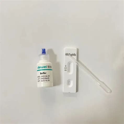 Whole Bloodserumplasma Sample Hivsyphilis Combo Rapid Diagnostic