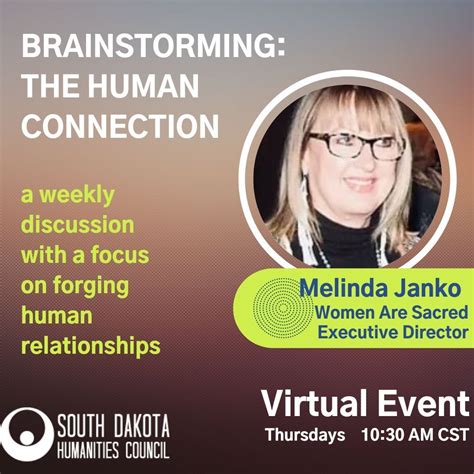 Join Us For This Weeks Brainstorming Melinda Janko Women Are Sacred Missing And Murdered