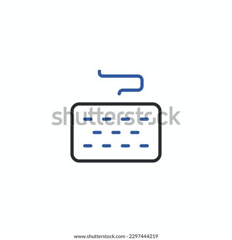 Computer Keyboard Typing Keypad Device Stock Vector Royalty Free