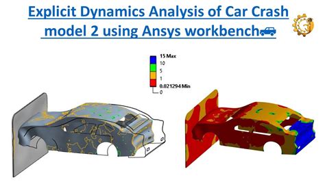 Explicit Dynamics Analysis Of Car Crash Model 2 Using Ansys Workbench🚙