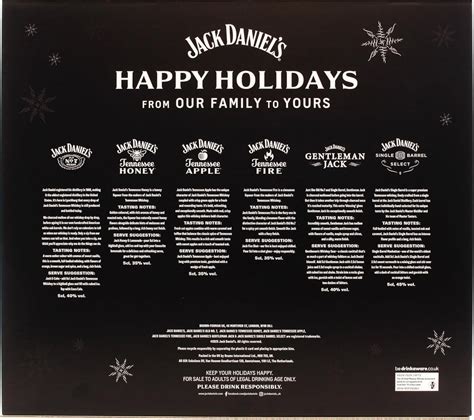 Buy Jack Daniels Holiday Countdown 24 Day Advent Calendar Online 365