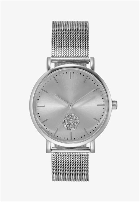 Anna Field Watch Silver Coloured Uk