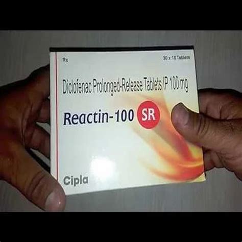 Reactin 100 Sr Tablet 100 Mg At ₹ 150box In Mumbai Id 26765236762
