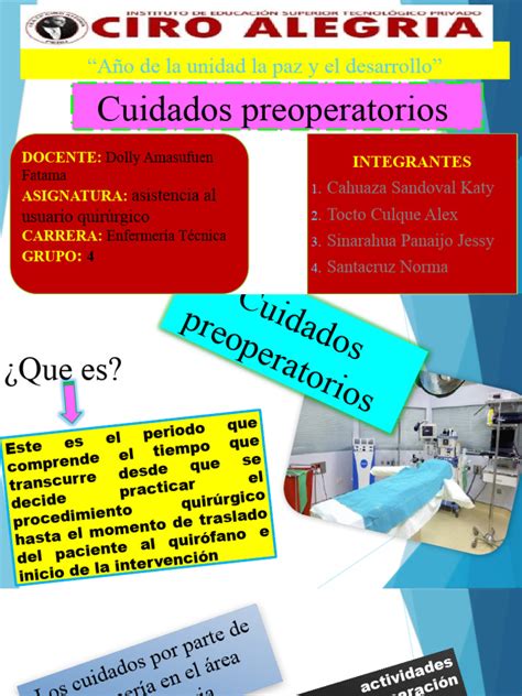 Cuidados Preoperatorios Pdf Enfermedades Y Trastornos Medicina