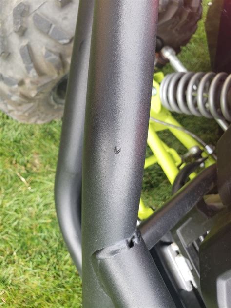 Weld Splatter On Front Bumper Kawasaki Teryx Forum