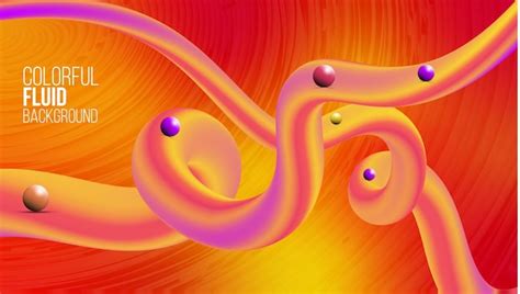 Premium Vector Vector Fluid Colorful Gradient Style Background Design Template