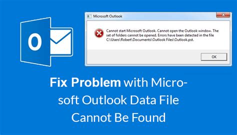 How To Fix Outlook Pst Cannot Be Found Error Top 7 Methods