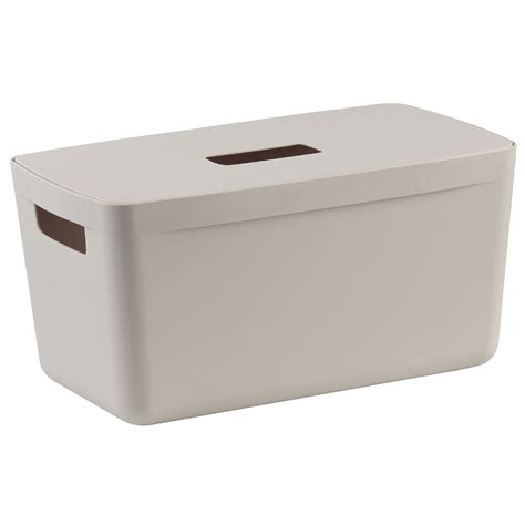 Inabox 8l Natural Storage Container With Lid Bunnings Australia