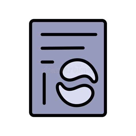 Gel Patch Color Icon Simple Illustration Of Eye Mask Stock Vector