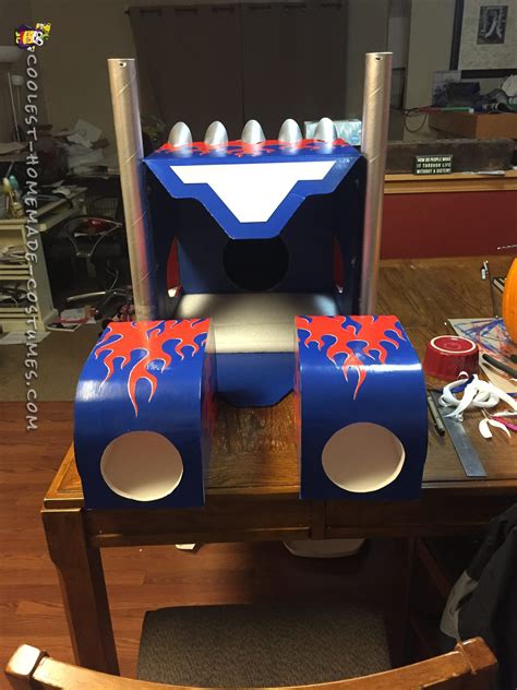 Cool Diy Transforming Optimus Prime Halloween Costume