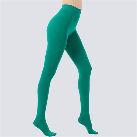 Fengqque Women Ultra Soft Silky Tights Semi Opaque Solid Color