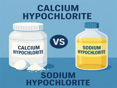 Calcium Hypochlorite Vs Sodium Hypochlorite A Comprehensive