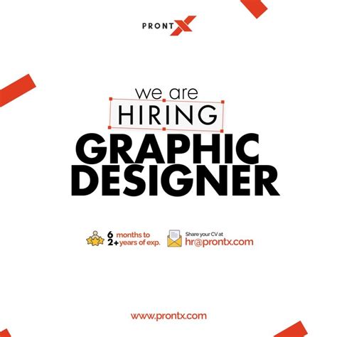Prontx On Linkedin Hiring Graphicdesigner Designjobs Prontx