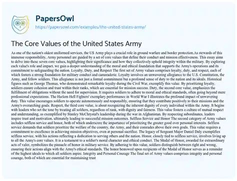 Military Essay Examples Sitedoct Org