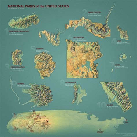 Nationalparksmedium Adventures In Mapping John Nelson Maps