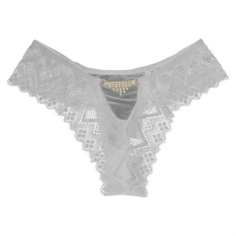 Calcinha Sexy Agatha Com Renda E Strass Bohrer Dss Sex Shop
