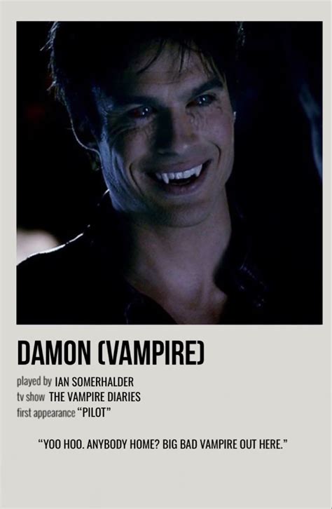 Damon Salvatore Vampire Posters Vampire Diaries Damon Salvatore