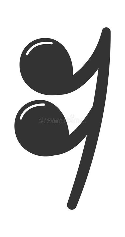 Sixteenth Rest Music Note Stock Vector Illustration Of Musical 275426786