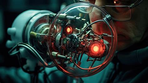 Biomedical Engineer Developing Medical Devices Stock Illustration