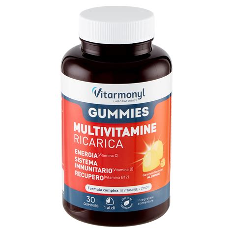 Laboratoires Vitarmonyl Gummies Multivitamine Ricarica 30 Gummies 75 G