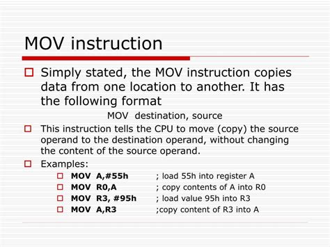 Ppt Assembler Language 8051 Powerpoint Presentation Free Download Id5645531