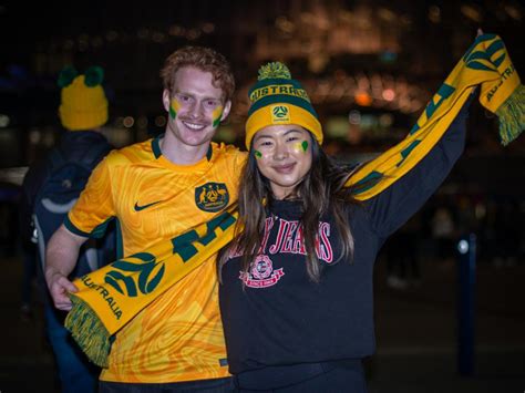 Mega Gallery Matildas Fans Celebrate World Cup Win Against Denmark