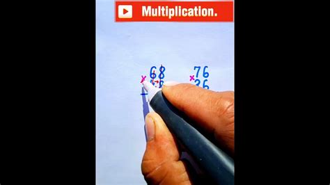 Multiplication Math Tricks Learningmath Maths Easymathtricks